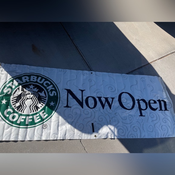 Starbucks | Other | Starbucks Grand Opening Canvas Signs From North ...